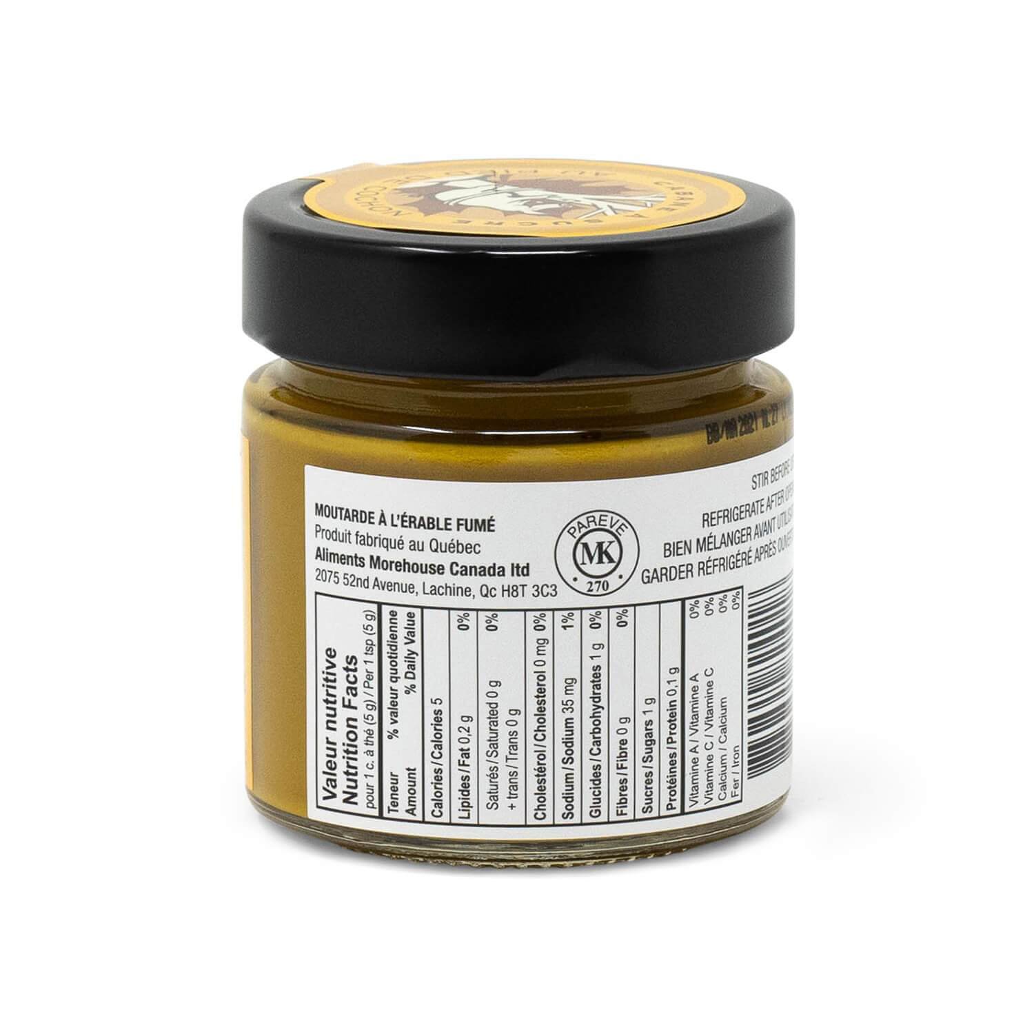 PDC smoked maple baseball mustard | Favuzzi Food Distributor Canada