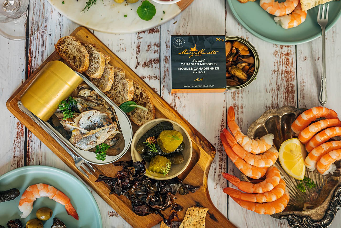 Smoked canadian mussels | Favuzzi Food Distributor Canada